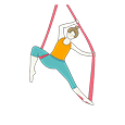 Archer Pose Aerial Yoga (Dhanurdharasana Aerial) | Yoga Sequences ...