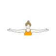 Arms Extended Out Yoga (Hasta Prasarita) | Yoga Sequences, Benefits ...