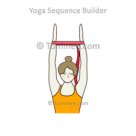 How to do Uttana Hasta Variation Hasta Strap Close Up | Tummee.com