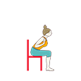 Supported Easy Celibate Pose Chair (Salamba Sahaja Tolangulasana Chair ...