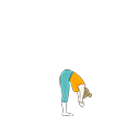 Dangling Pose Yoga (Ragdoll Pose) | Yoga Sequences, Benefits ...
