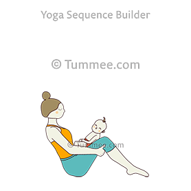 Easy Boat Pose Baby (Sahaja Navasana Baby) Variations - variations of ...