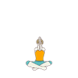 Easy Pose Cactus Arms Joined Yoga (Sukhasana Cactus Arms Joined) | Yoga ...