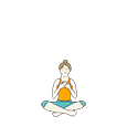 Easy Pose Hands To Heart Yoga (Sukhasana Hands To Heart) | Yoga ...