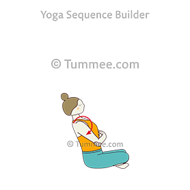 Easy Pose Lean Back Shoulder Rolls (Sukhasana Lean Back Shoulder Rolls ...