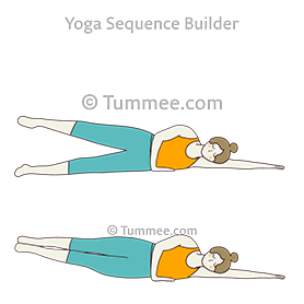 How to do Anantasana Dwi Pada Vinyasa | Tummee.com