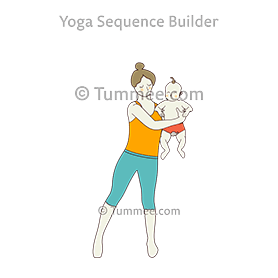 Flying Baby Pose Yoga-Sequences | Tummee.com