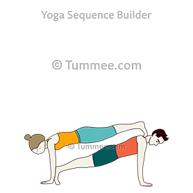 Flying Double Plank Pose Partner (Vimana Dviguna Phalakasana Partner ...