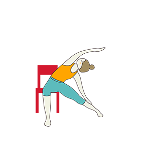 Chair Yoga: Chair Moon Salutation | Tummee.com