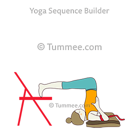 Half Plough Pose Feet On Chair Yoga (Ardha Halasana Feet On Chair ...