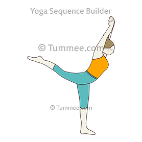 Half Warrior Pose Iii Variation Backbend (Ardha Virabhadrasana Iii ...