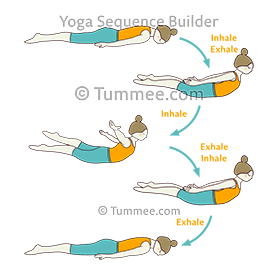 Flying Locust Pose Plank Pose Partner (Vimana Salabhasana Phalakasana ...