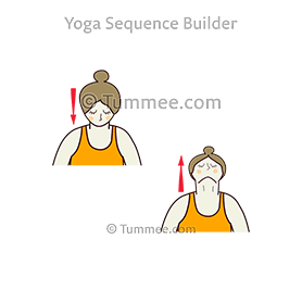 Easy Pose Neck Rotation Yoga (Sukhasana Neck Rotation) | Yoga Sequences ...