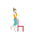 One Legged Heel Raises Chair Yoga| Yoga Sequences, Benefits, Variations ...