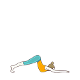 Puppy Dog Pose Straight Legs Yoga (Uttana Shishosana Pada Uttana ...