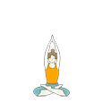 Seated Mountain Pose Yoga (Parvatasana) | Yoga Sequences, Benefits ...