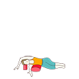 Side Lying Pose Bolster Shoulder Block Head One Arm Overhead Yoga ...