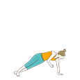 Side Plank Pose Arm Twist Yoga (Vasisthasana Arm Twist) | Yoga ...