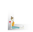 Staff Pose Wall Block Yoga(Dandasana Wall Block)| Yoga Sequences ...
