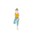 Standing Half Bound Lotus Pose Variation Yoga (Ardha Baddha ...