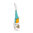 Standing Split Pose Variation Nose To Ankle Yoga (Urdhva Prasarita Eka ...