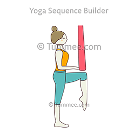 Stork Bird Pose Hand Aerial (Saaras Pakshi Asana Hasta Aerial) Sanskrit ...