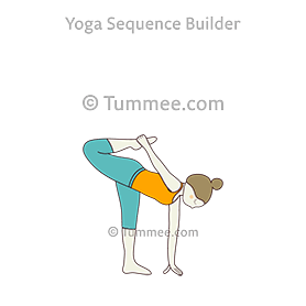 How to do Ardha Chandra Chapasana Prep | Tummee.com