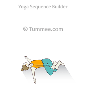 How to do Supta Matsyendrasana Garuda Pada Variation | Tummee.com