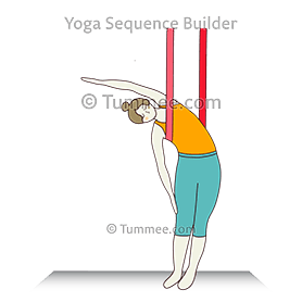 Supported Standing Side Bend Pose Underarms Aerial Contraindications ...