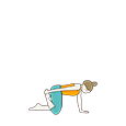 Table Top Pose One Knee Bent Hand To Foot Yoga (Bharmanasana Eka Janu ...