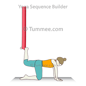 Table Top Pose One Legged Hip Rotation Yoga | Yoga Sequences, Benefits ...