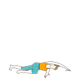 Thread The Needle Pose Variation Half Frog Leg Yoga (Urdhva Mukha ...