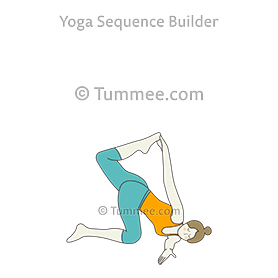 Thread The Needle Pose Yoga (Urdhva Mukha Pasasana) | Yoga Sequences ...