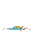 Thread The Needle Pose Variation Pigeon Legs Yoga (Urdhva Mukha ...
