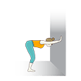 Upward Forward Fold Wall Yoga(Half Standing Forward Bend Wall)| Yoga ...