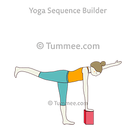 Bound Airplane Pose Yoga (Toppling Tree Pose) | Yoga Sequences ...