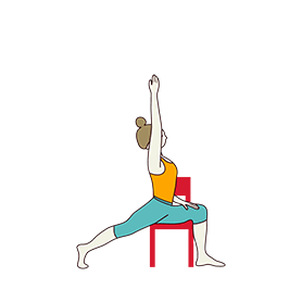 Chair Yoga: Chair Moon Salutation | Tummee.com