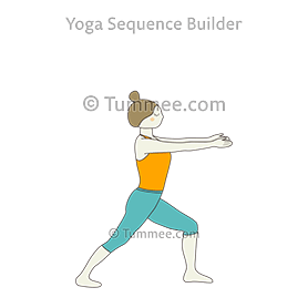 Warrior Pose Variation 1 (Virabhadrasana Variation 1) Variations - 17 ...