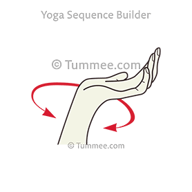 Wrists Rotation Palms Up Yoga (Manibandha Chakra Hasta Up) | Yoga ...